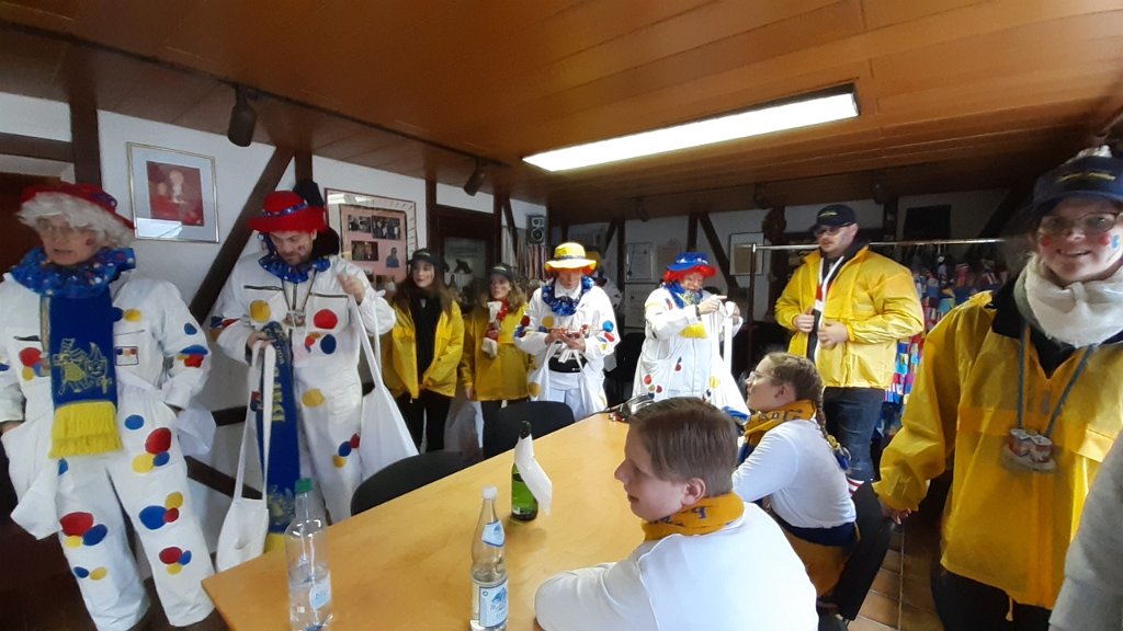 Die BarbarAnniter Beim Ehrenfelder Dienstagszug Am 21 02 2023 BA
